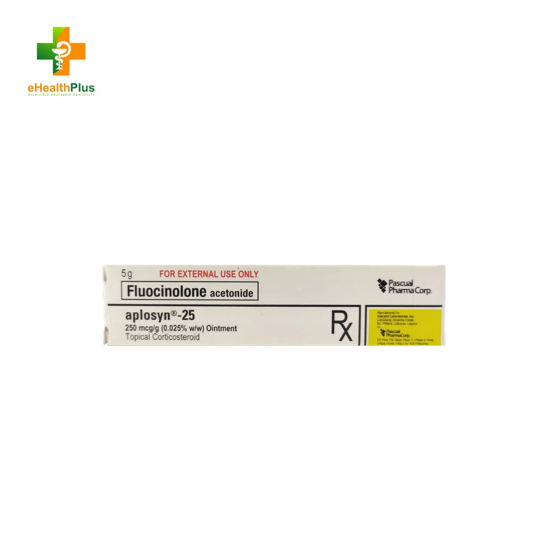 Aplosyn-25 (Fluocinolone acetonide) 0.025% Ointment 5g | eHealthPlus ...