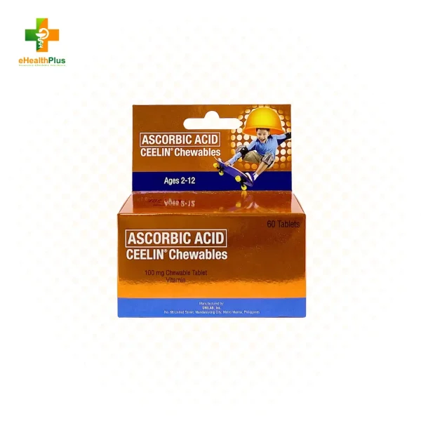 Ceelin (Ascorbic Acid) 100mg Chewable Tablet 60'S | eHealthPlus: Online ...