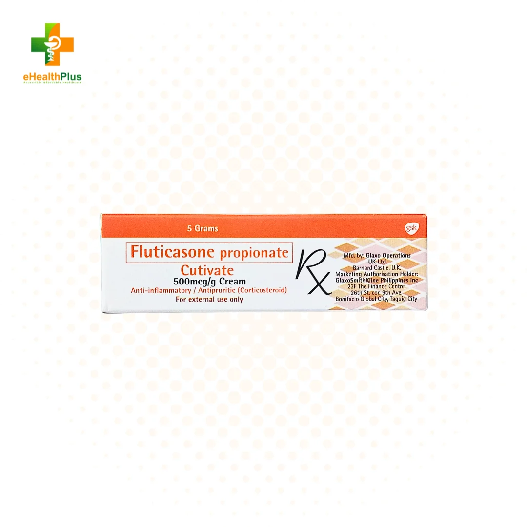 CUTIVATE (Fluticasone Propionate) 0.05% Cream 5g | eHealthPlus: Online ...