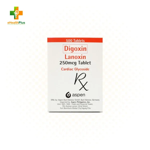 Lanoxin (Digoxin) 250mcg Tablet | eHealthPlus: Online Pharmacy ...