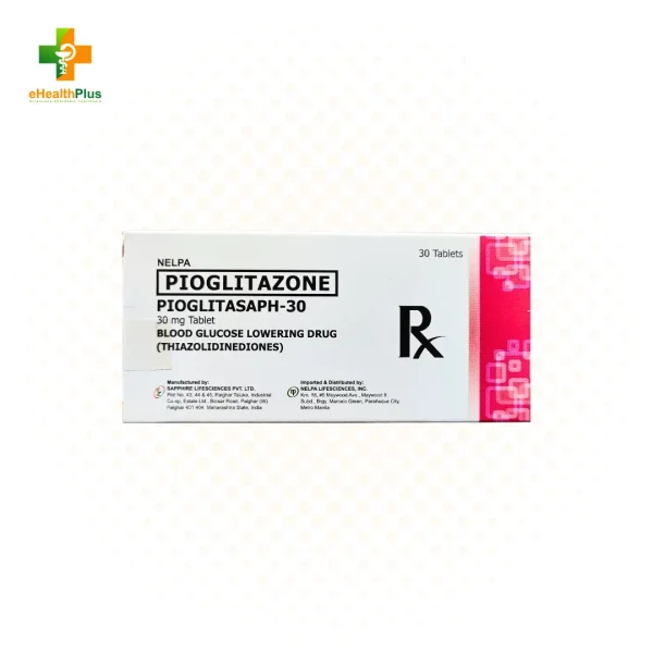 Pioglitazone (Piostal, Pioglitasaph) 30mg Tablet | eHealthPlus: Online ...