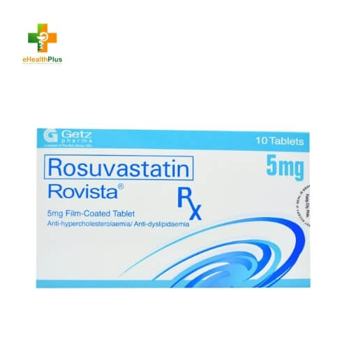 Rovista (Rosuvastatin) 5mg Tablet | eHealthPlus: Online Pharmacy ...