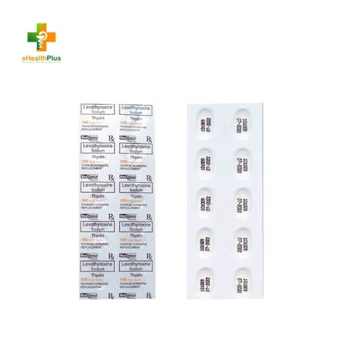 Thydin (Levothyroxine) 100mcg Tablet | eHealthPlus: Online Pharmacy ...