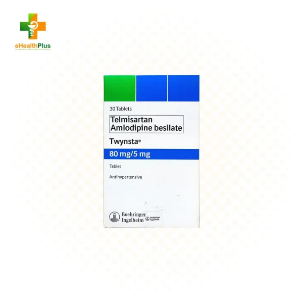 Twynsta (Telmisartan + Amlodipine) 80mg/5mg Tablet | eHealthPlus ...