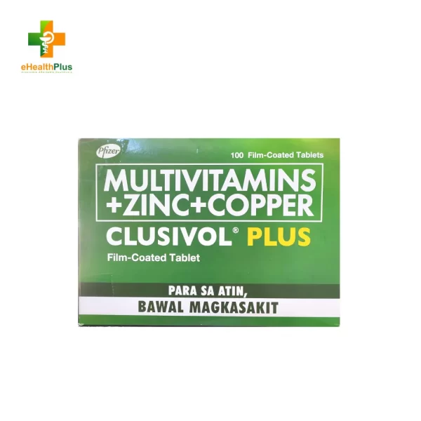 Clusivol Plus (Multivitamins + Zinc + Copper) Tablet | eHealthPlus ...