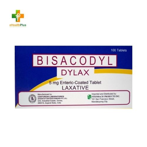 Bisacodyl (Prelax, Dylax) 5mg Enteric-Coated Tablet | eHealthPlus ...
