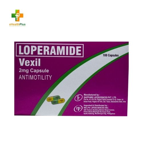 Vexil (Loperamide) 2mg Capsule | eHealthPlus: Online Pharmacy ...