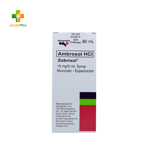Zobrixol (Ambroxol) 15mg/5mL Syrup 60mL | eHealthPlus: Online Pharmacy ...