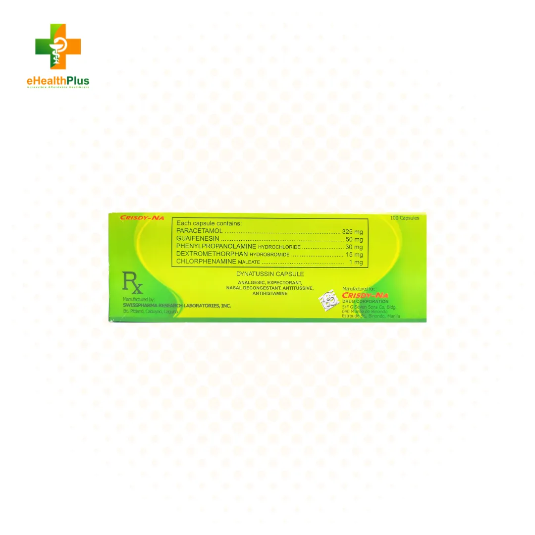 Dynatussin Capsule | eHealthPlus: Online Pharmacy & Healthcare Store ...