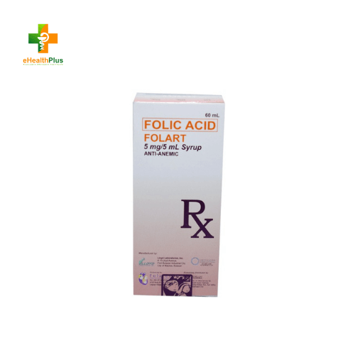 Folart (Folic Acid) Syrup 60mL | eHealthPlus: Online Pharmacy ...