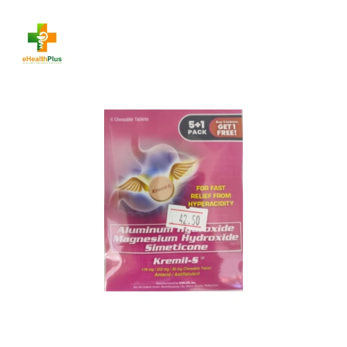 Kremil-S Chewable Tablet (5+1 Promo Pack) | eHealthPlus: Online ...