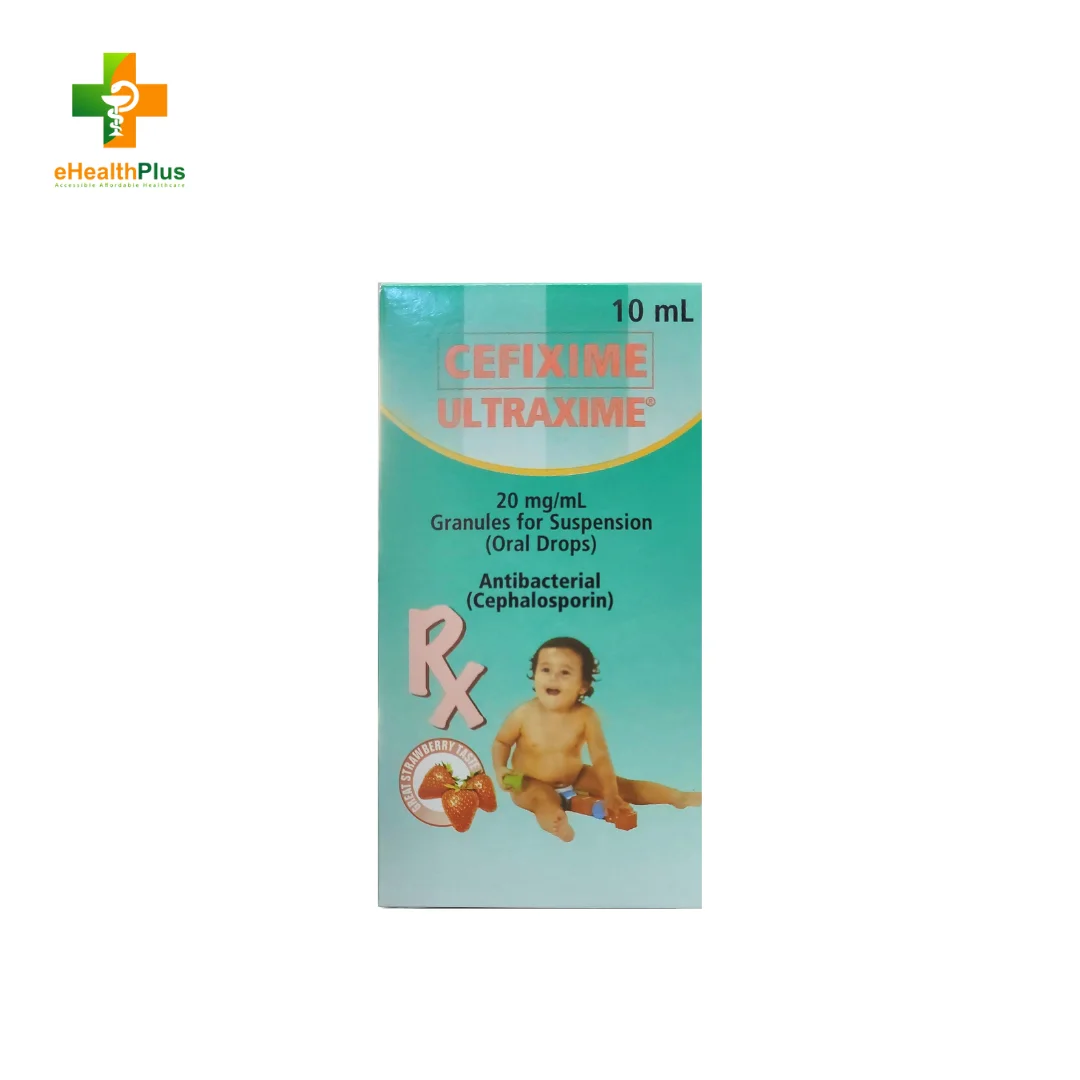 Ultraxime (Cefixime) 20mg/mL Oral Drops 10mL | eHealthPlus: Online ...