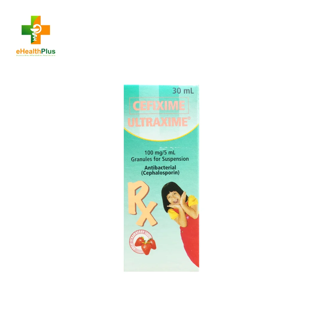 Ultraxime (Cefixime) 100mg/5mL Granules for Suspension 30mL ...