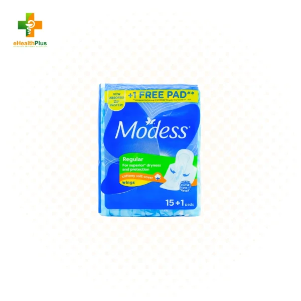 MODESS Cottony With Wings 15+1 | eHealthPlus: Online Pharmacy ...