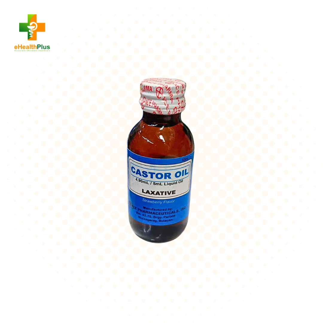 CASTOR OIL (Strawberry Flavor) 30mL | eHealthPlus: Online Pharmacy ...