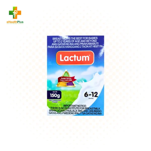 LACTUM (6-12 months) 150g | eHealthPlus: Online Pharmacy & Healthcare ...