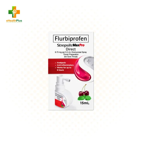 STREPSILS MaxPro Direct Throat Spray 15mL | eHealthPlus: Online ...